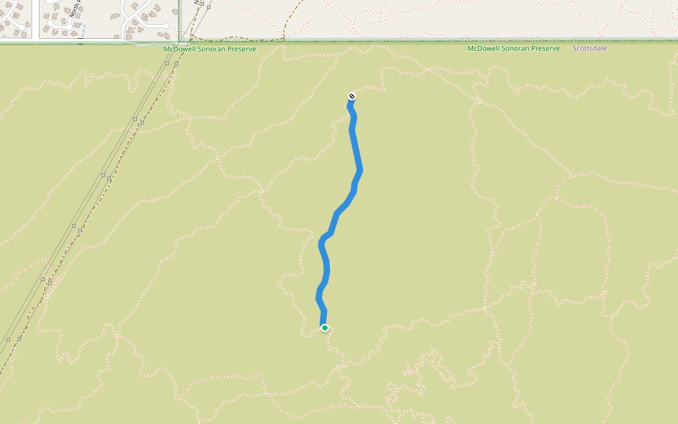 Wash in Arizona | Walking Map