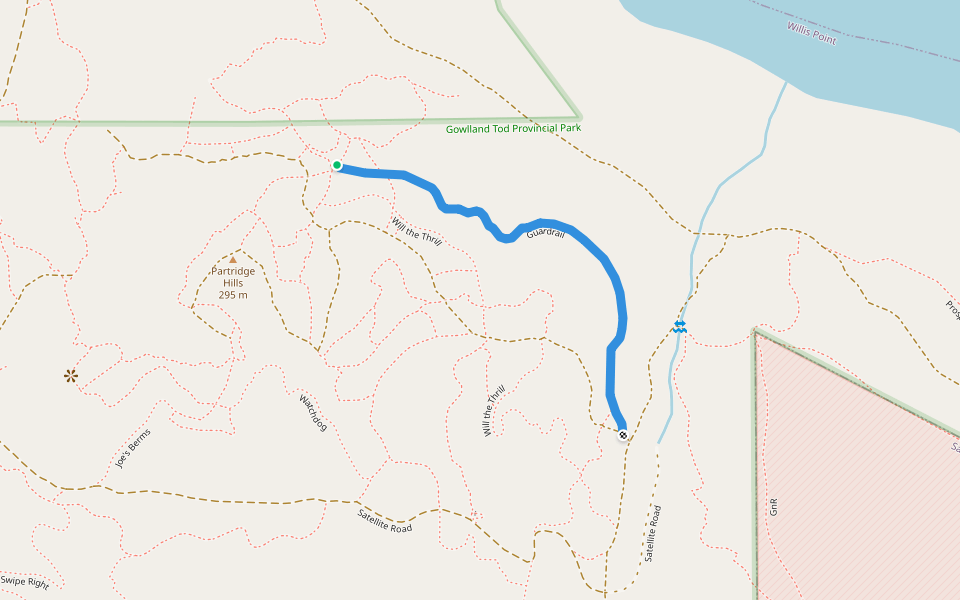 Guardrail in British Columbia | Walking Map