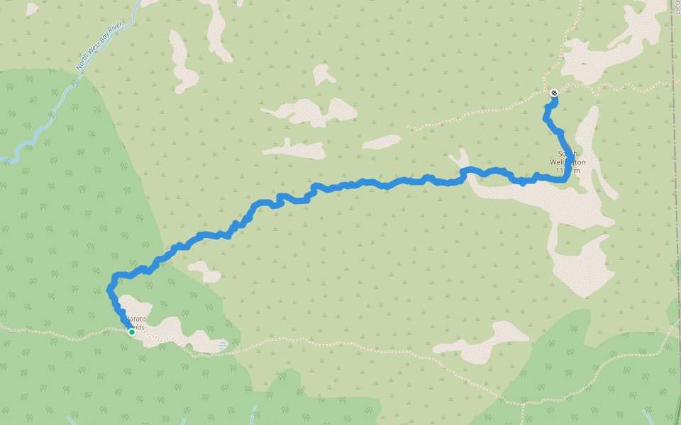 Richea Ridge Track in Tasmania | Walking Map