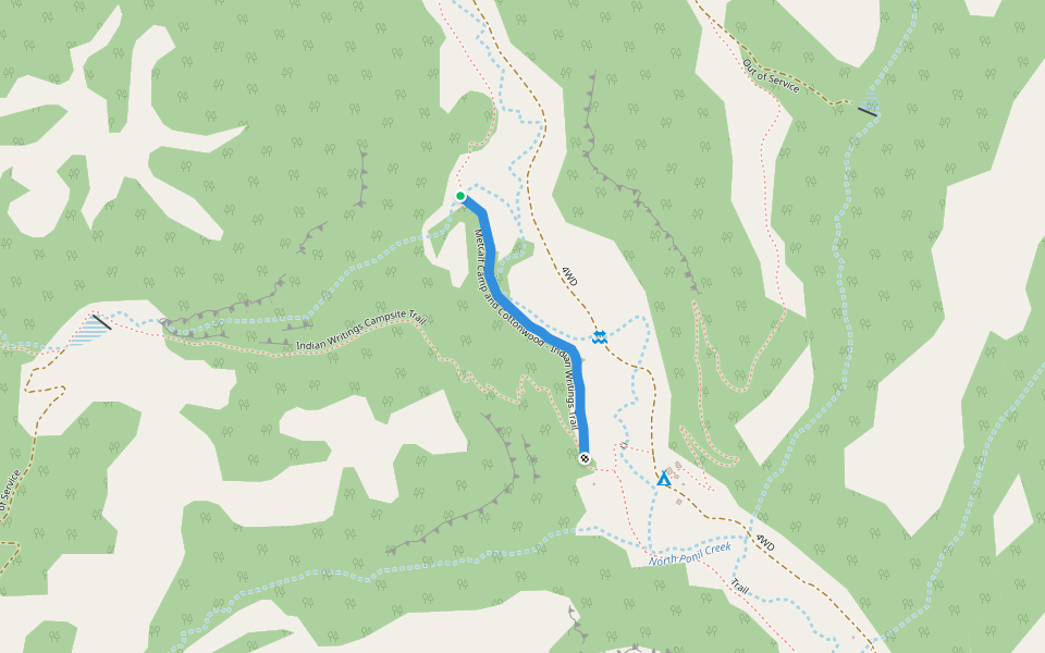Metcalf Camp and Cottonwood - Indian Writings Trail in New Mexico ...