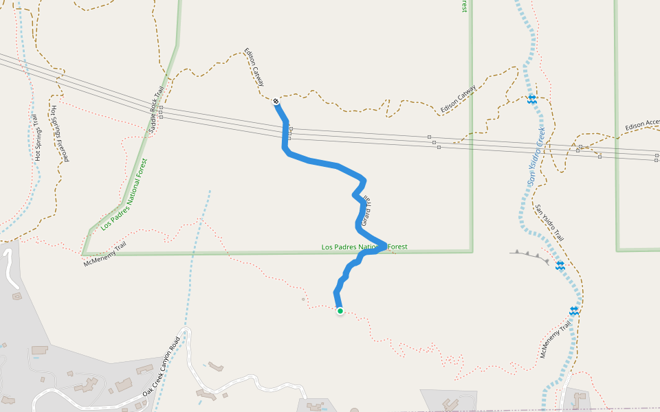 Girard Trail in California | Walking Map