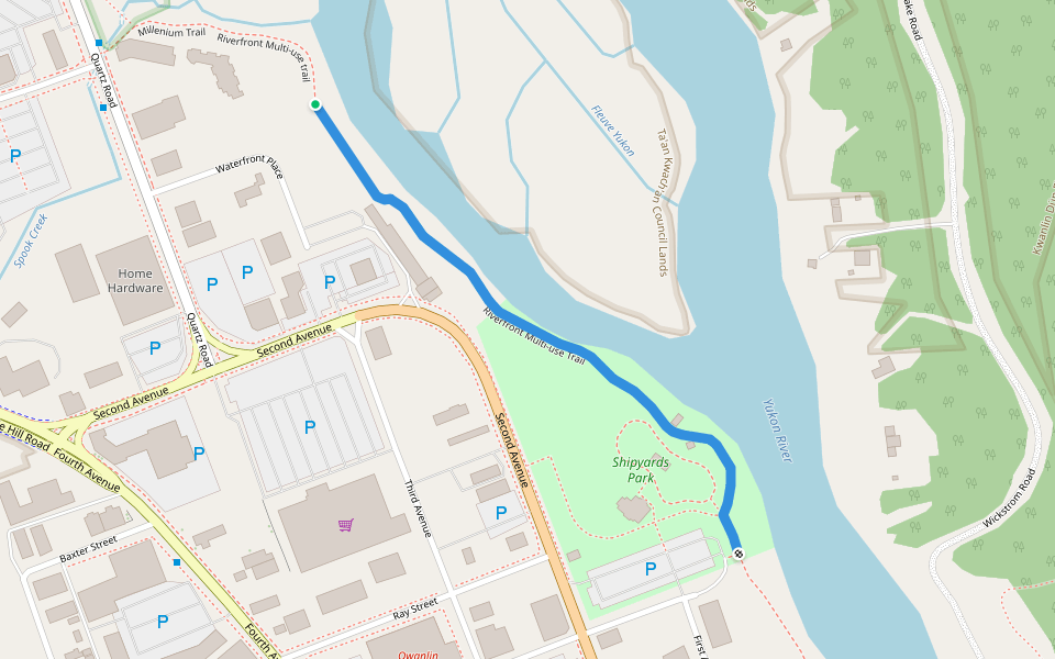Riverfront Multi-use Trail Walking and Running - Whitehorse, Yukon | Pacer