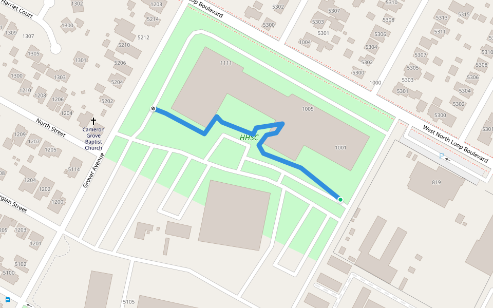 HHSC walk path in Texas | Walking Map