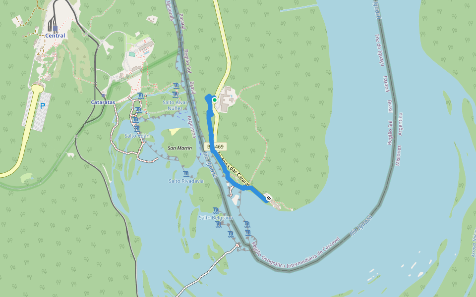 Foz do Iguaçu Viewpoint Track | Walking Map
