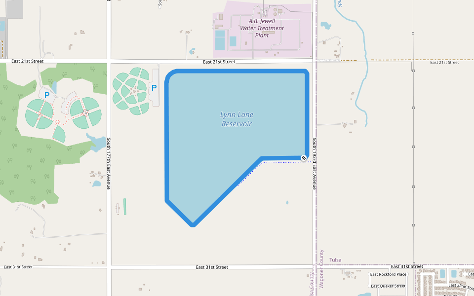 Lynn Lane Reservoir Walking Path Trail - Tulsa, Oklahoma | Pacer