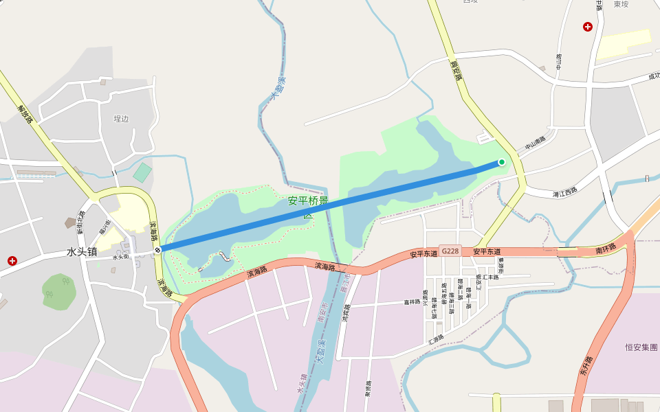 安平桥 Walking And Running Trail - Quan Zhou Shi, Fu Jian Sheng | Pacer