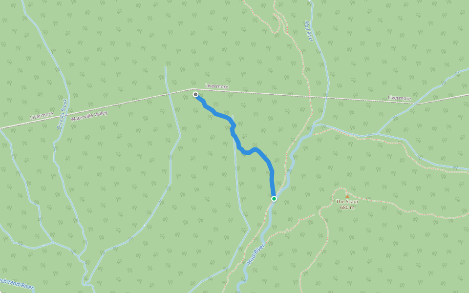 Goodrich Rock Trail in New Hampshire | Walking Map