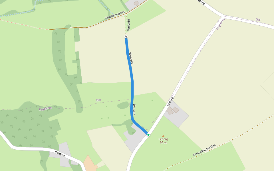 Weiveld in Vlaams Gewest | Walking Map