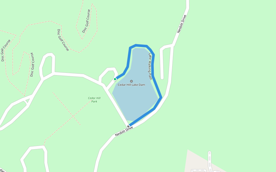 Lake Walking Path Trail - Nashville, Tennessee | Pacer