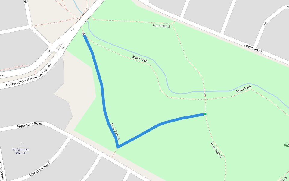 Foot Path 4 in Western Cape | Walking Map