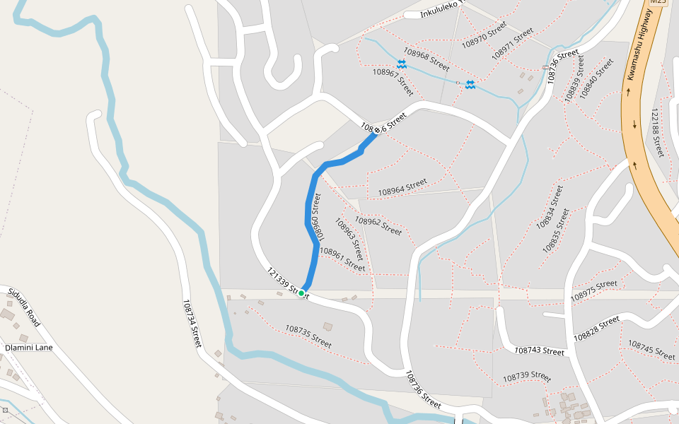 108960 Street Walking And Running Trail - Inanda, KwaZulu-Natal | Pacer