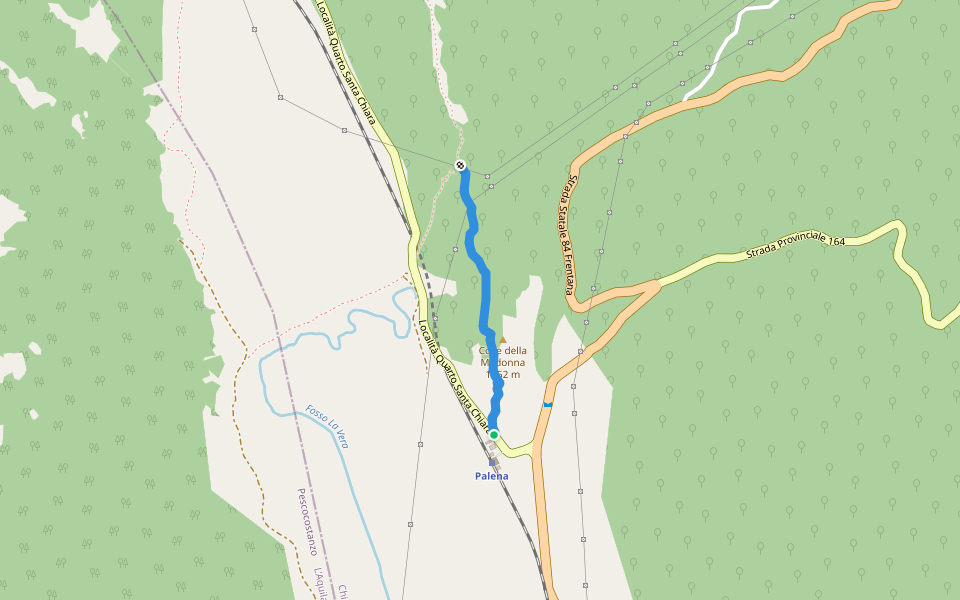 Palena Station - Monte Porrara (DISUSED) | Walking Map