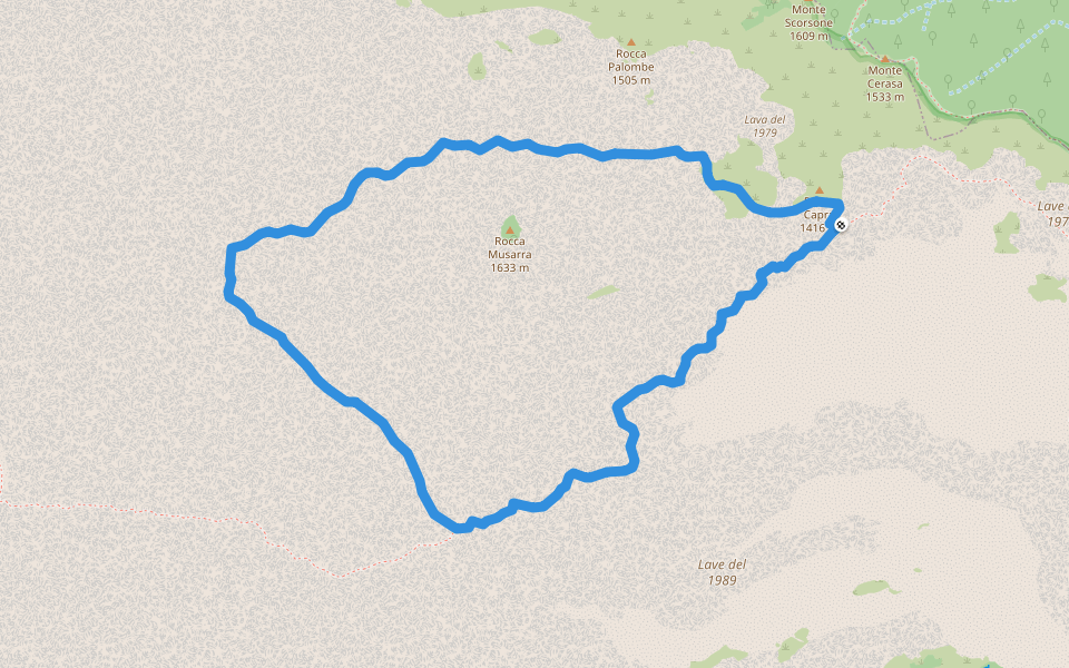 Rocca Musarra path Hiking Trail - Sicily | Pacer