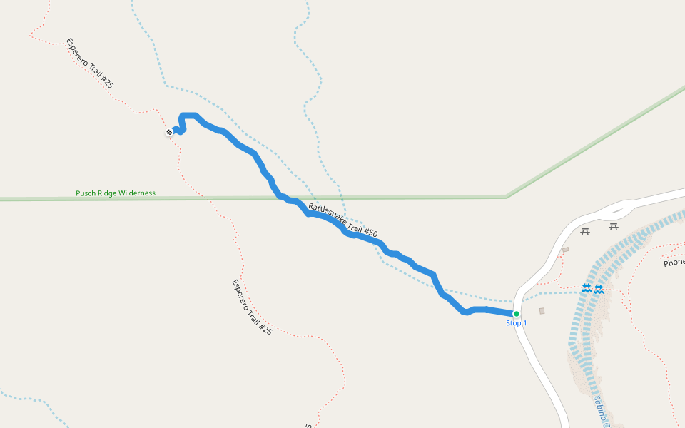 Rattlesnake Trail #50 in Arizona | Walking Map