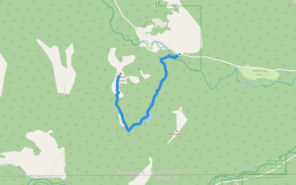 Mount Minos South Ridge Route Hiking Trail - Alberta | Pacer