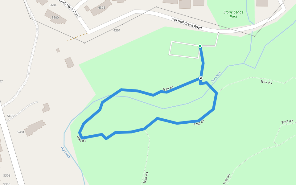 Trail #1 in Texas | Walking Map