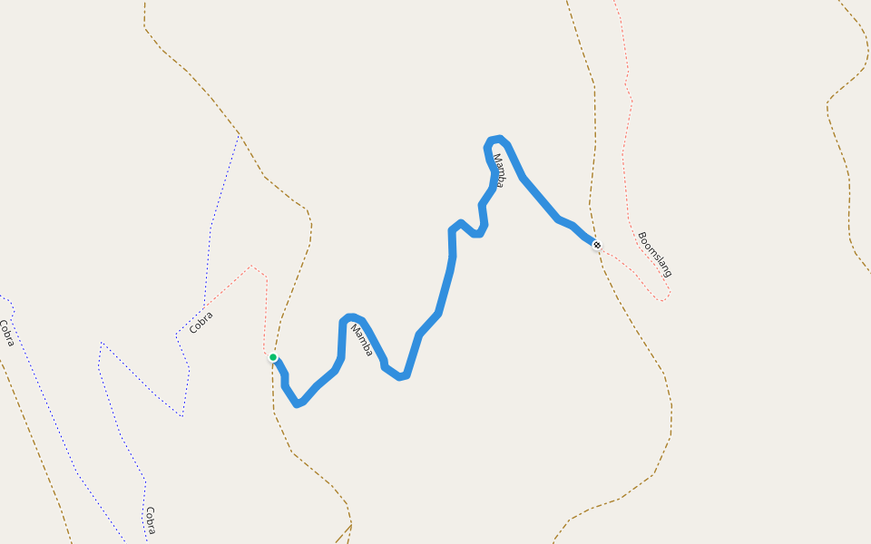 Mamba in Western Cape | Walking Map