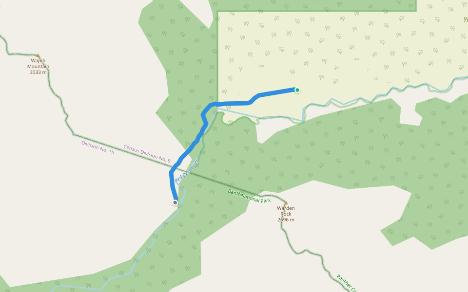 Red Deer River Trail in Alberta | Walking Map