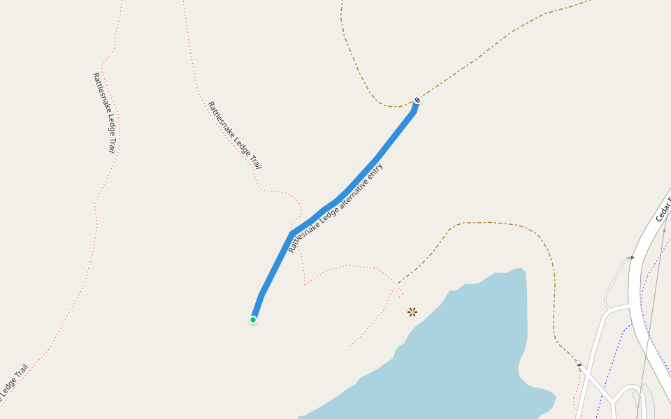 Rattlesnake Ledge alternative entry Walking And Running Trail - North Bend, Washington | Pacer