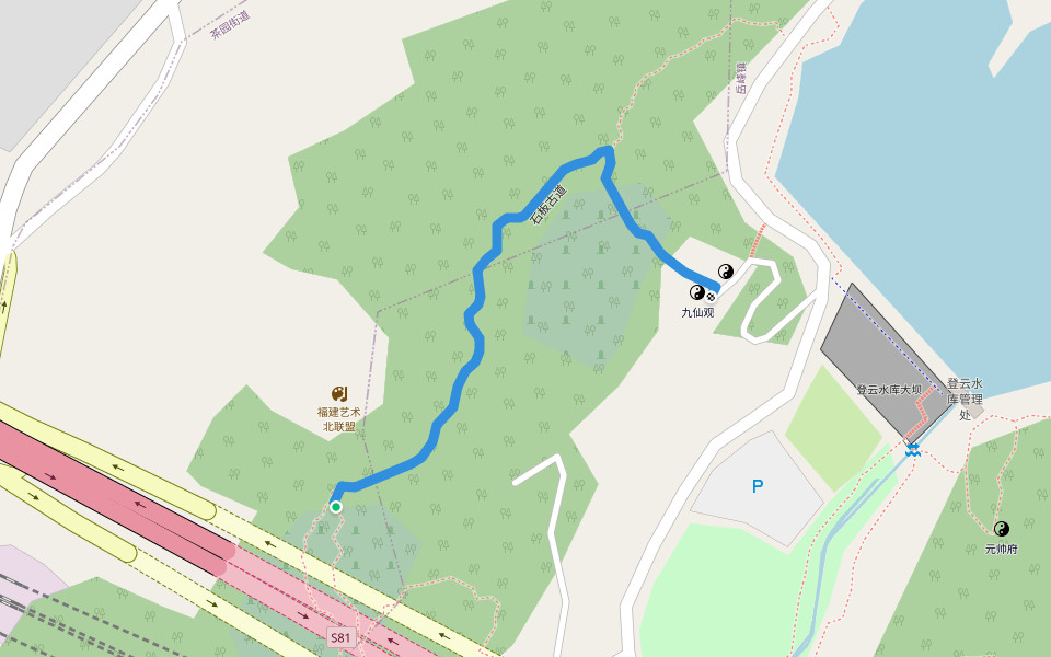 石板古道 in Fu Jian Sheng | Walking Map