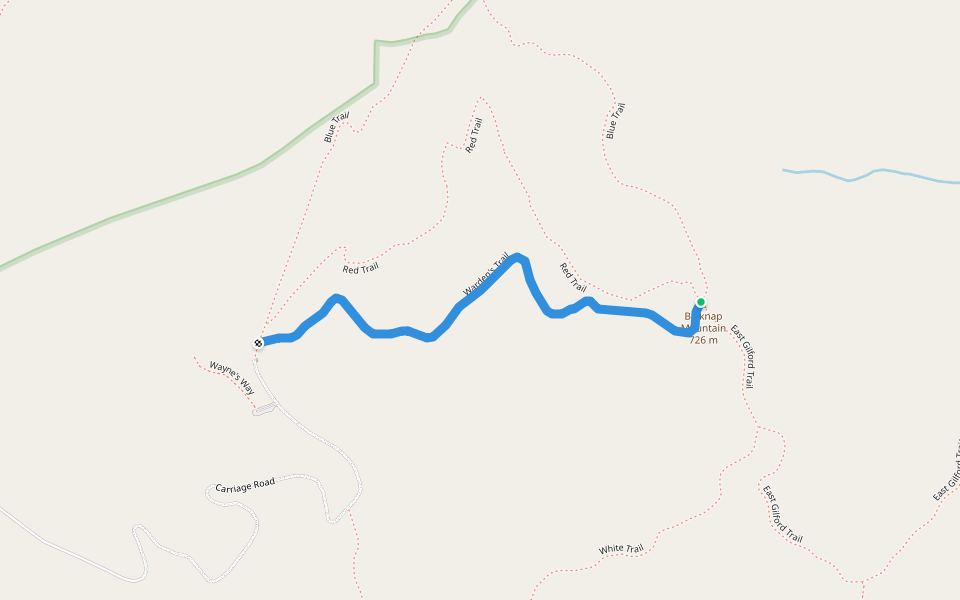 Warden's Trail in New Hampshire | Walking Map