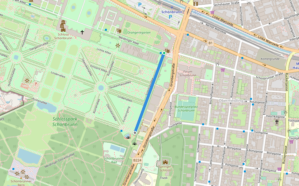 Schlosserallee Walking And Running Trail - Wien | Pacer