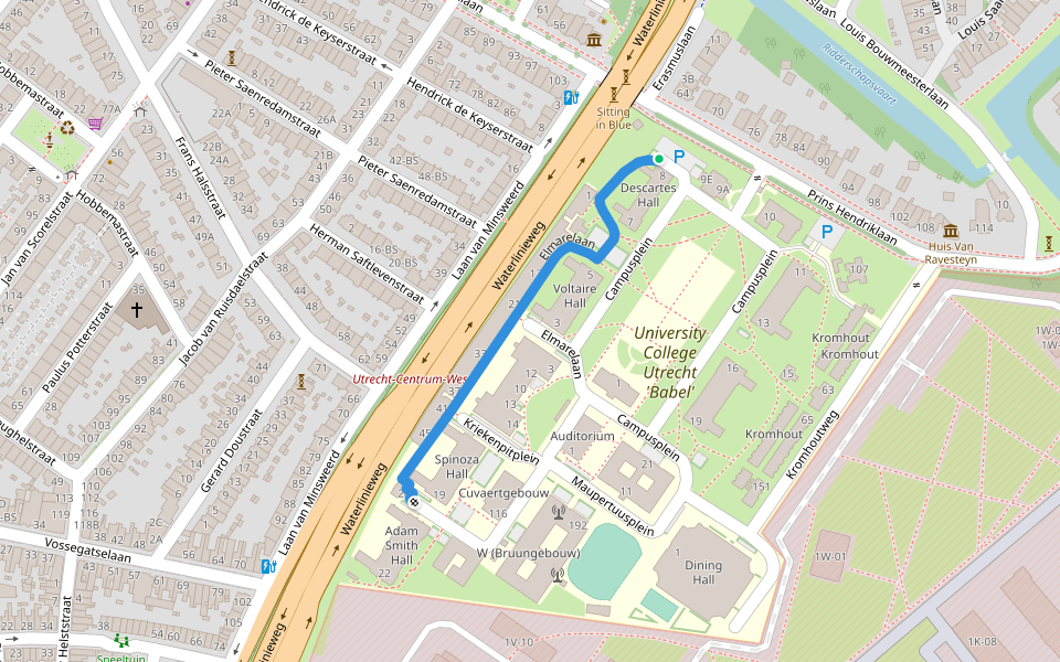 Elmarelaan Walking And Running Trail - Utrecht | Pacer