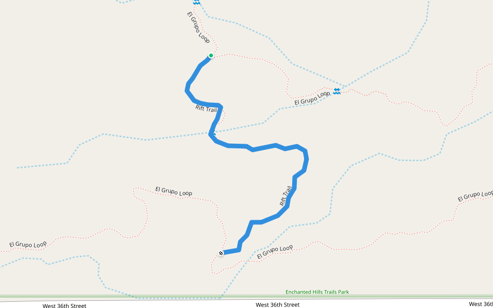 Rift Trail in Arizona | Walking Map