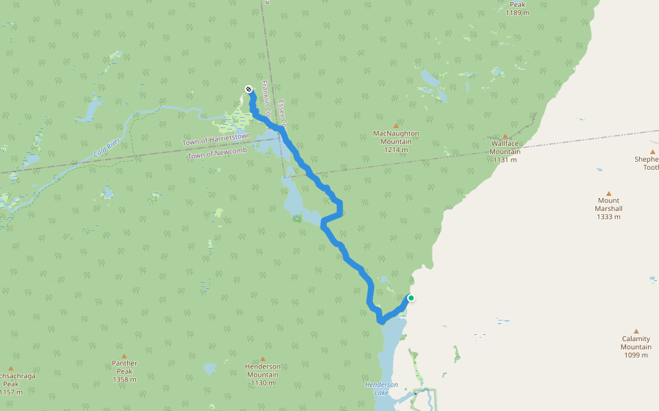 Duck Hole Via Preston Ponds Trail in New York | Walking Map