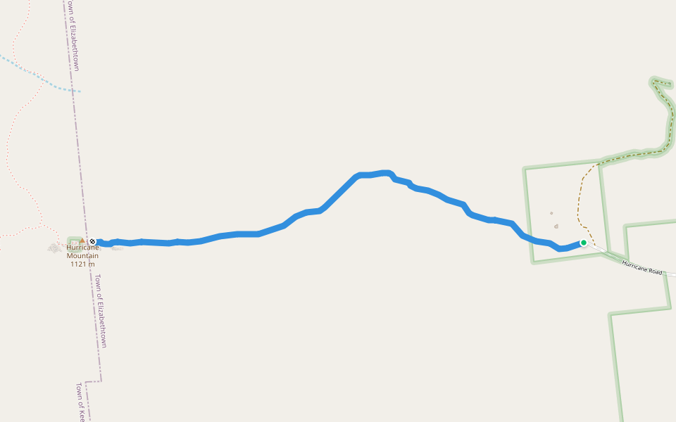 East Hurricane Trail in New York | Walking Map