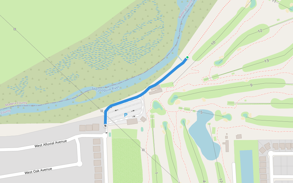 Riverbottom Park in California | Walking Map