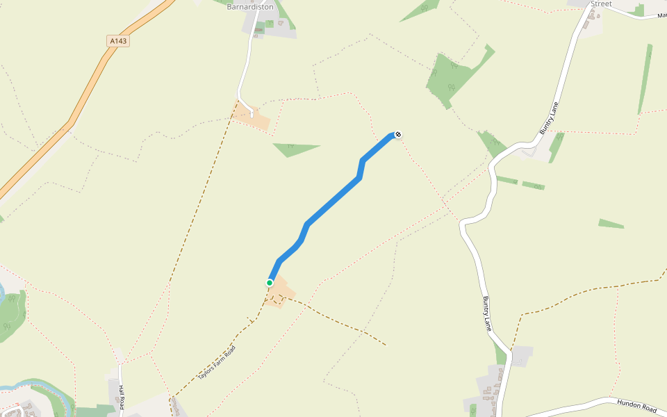 Buntry Lane | Walking Map