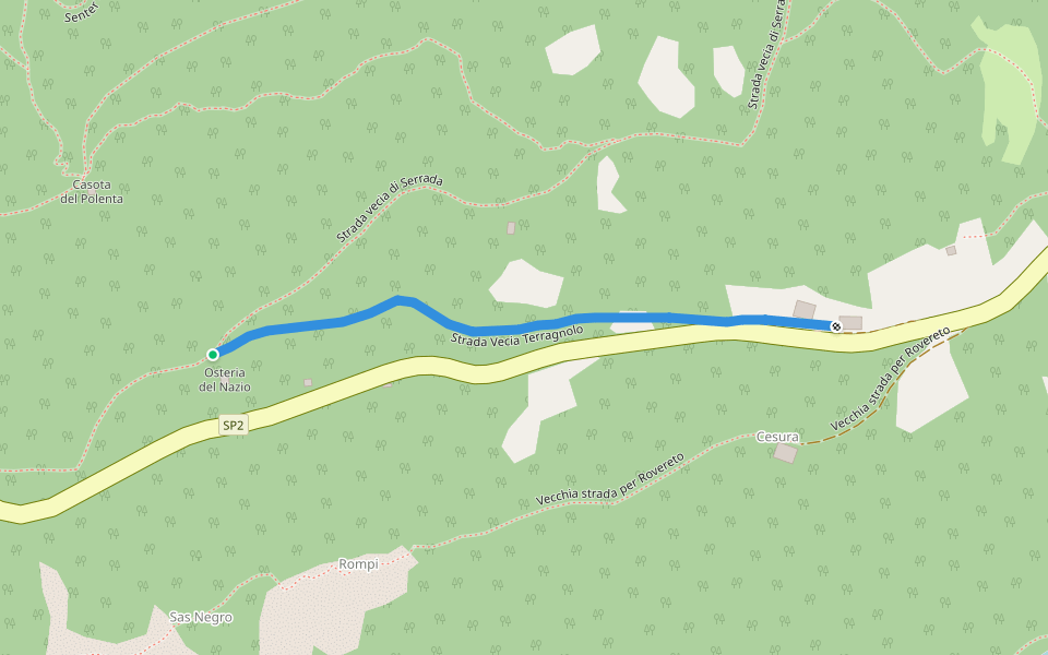 Strada Vecia Terragnolo Walking And Running Trail - Trentino-Alto Adige ...