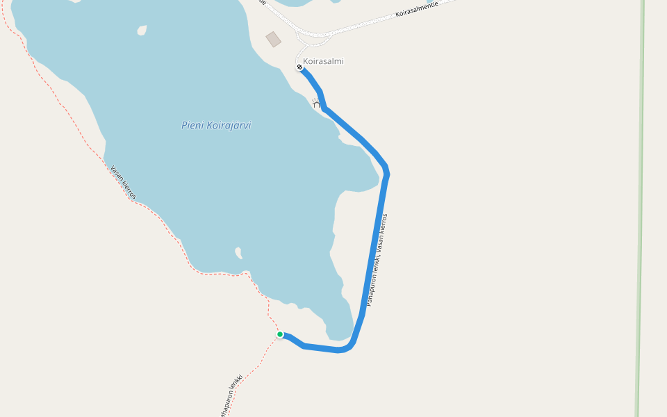 Pahapuron lenkki, Vasan kierros | Walking Map