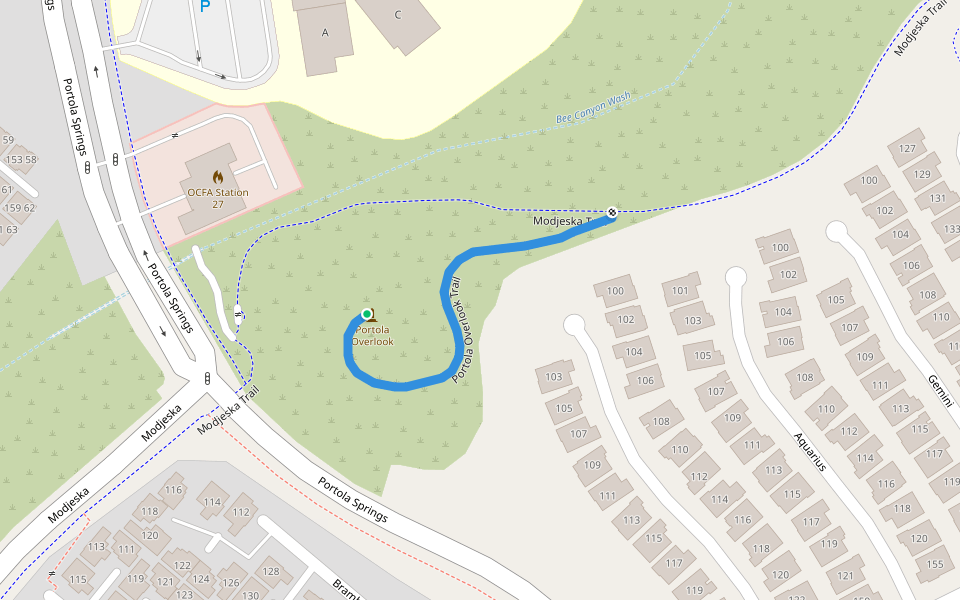 Portola Overlook Trail in California | Walking Map