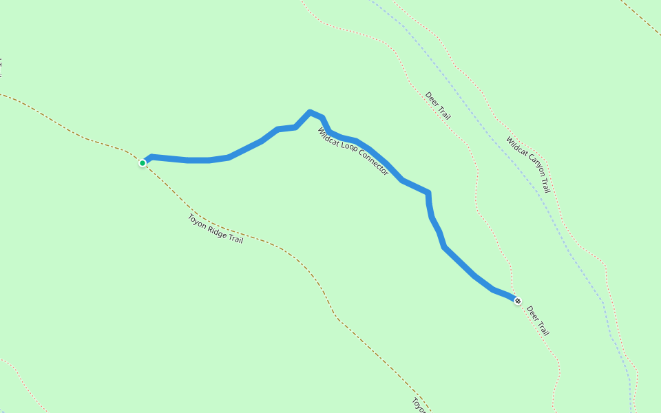 Wildcat Loop Connector in California | Walking Map