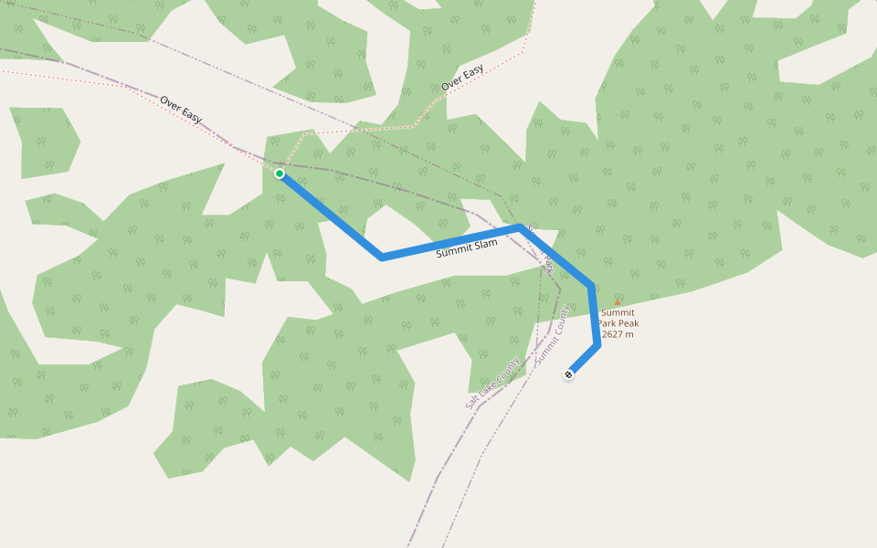 Summit Slam in Utah | Walking Map