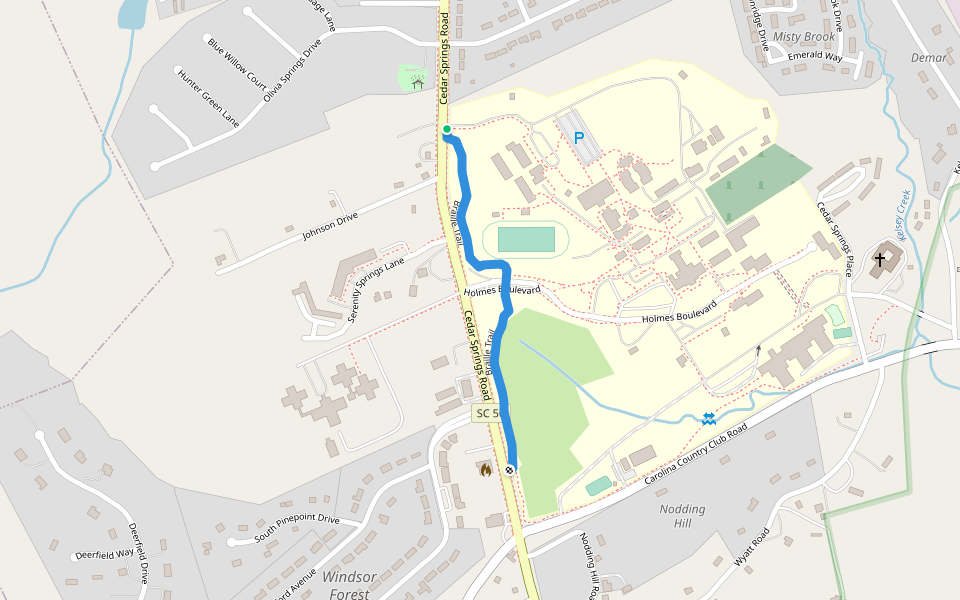 Braille Trail in South Carolina | Walking Map