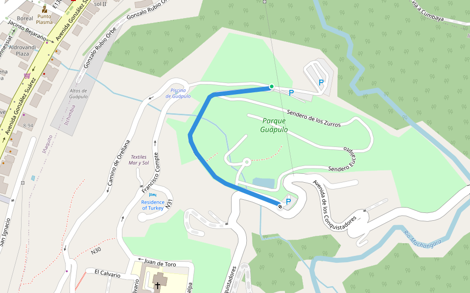 Stone Trail in Pichincha | Walking Map