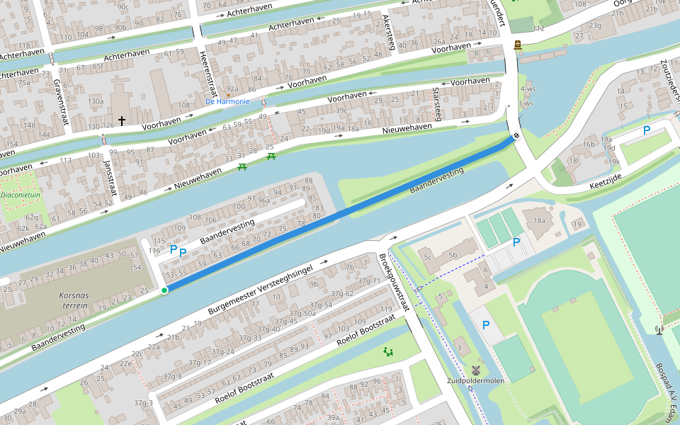 Baandervesting in Noord-Holland | Walking Map