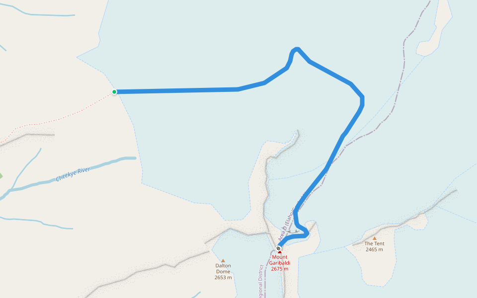 Mount Garibaldi Northeast Face (climbing route) in British Columbia ...