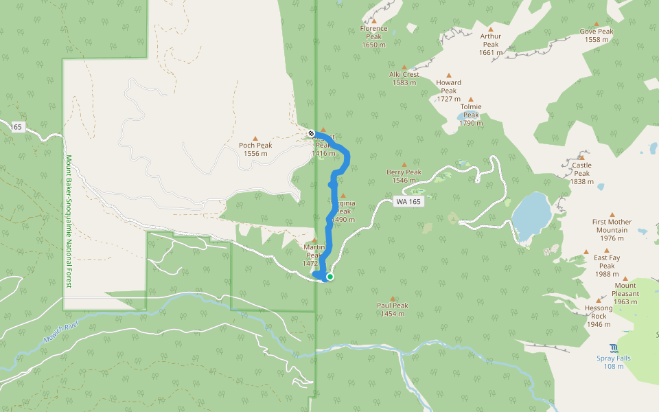 West Boundary Trail Hiking - Carbonado, Washington | Pacer