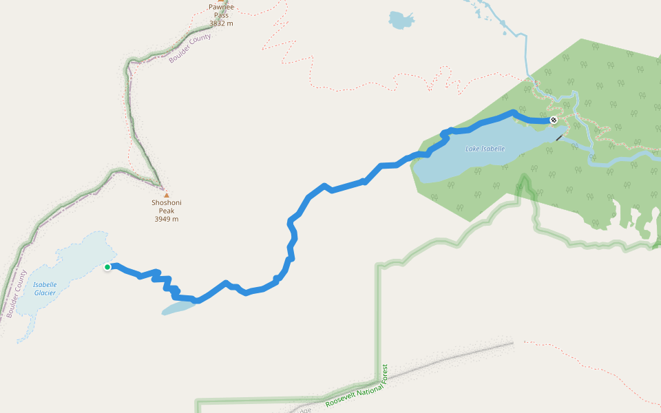 Isabell Glacier Trail Hiking - Allenspark, Colorado | Pacer