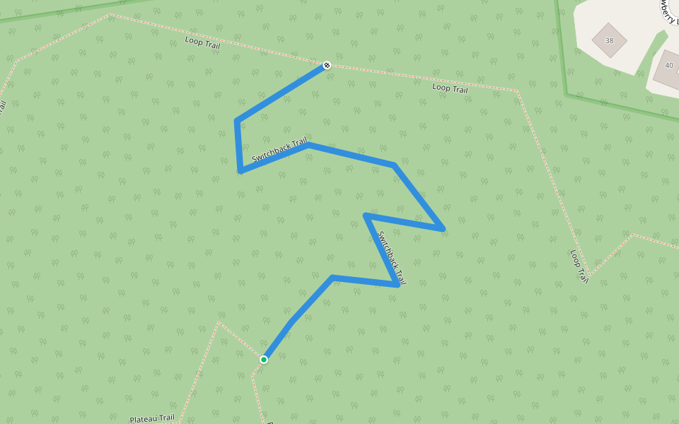 Switchback Trail in New York | Walking Map