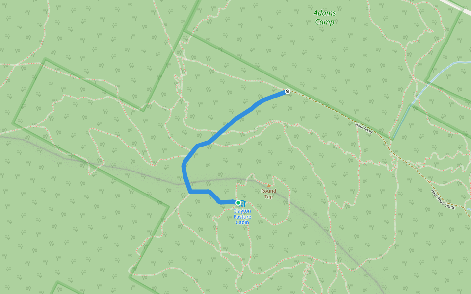 Haul Road in Vermont | Walking Map