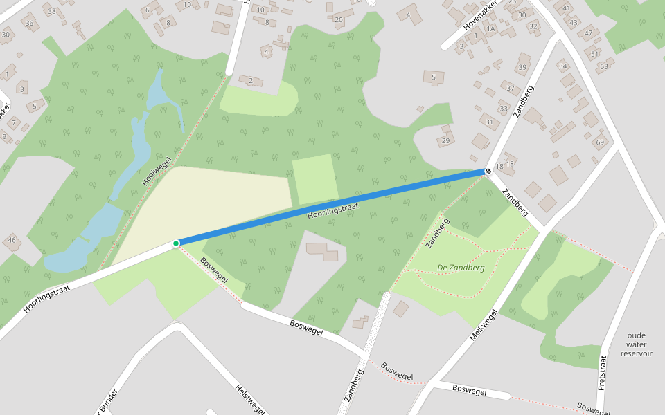 Hoorlingstraat in Vlaams Gewest | Walking Map