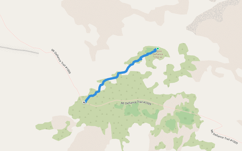 Mount Defiance Summit Trail Walking and Running - North Bend ...