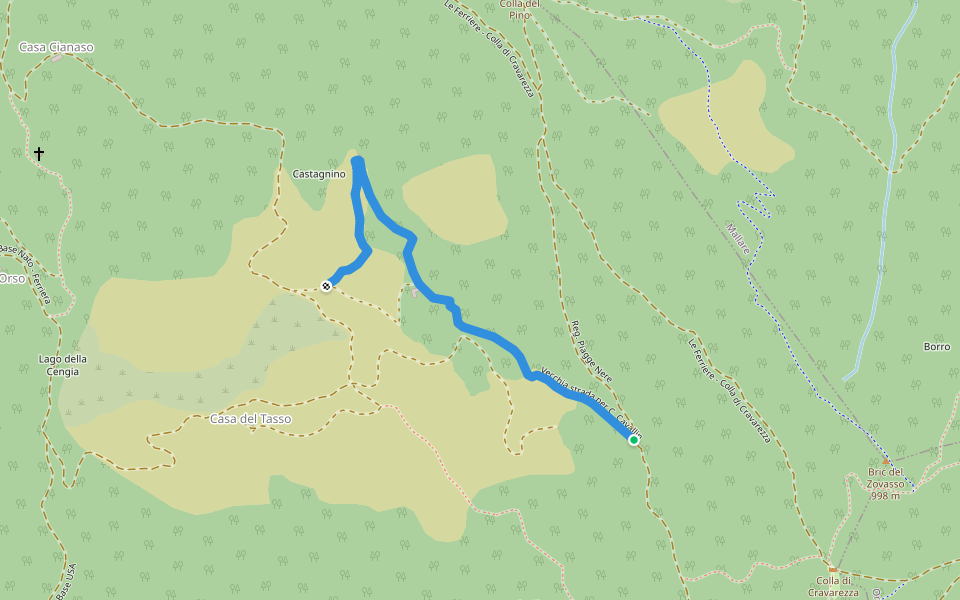 Old road to C. Cavallin | Walking Map
