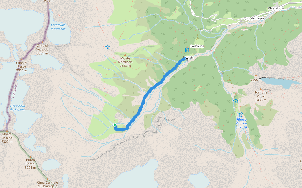 Val Sissone path Walking And Running Trail - Lombardy | Pacer