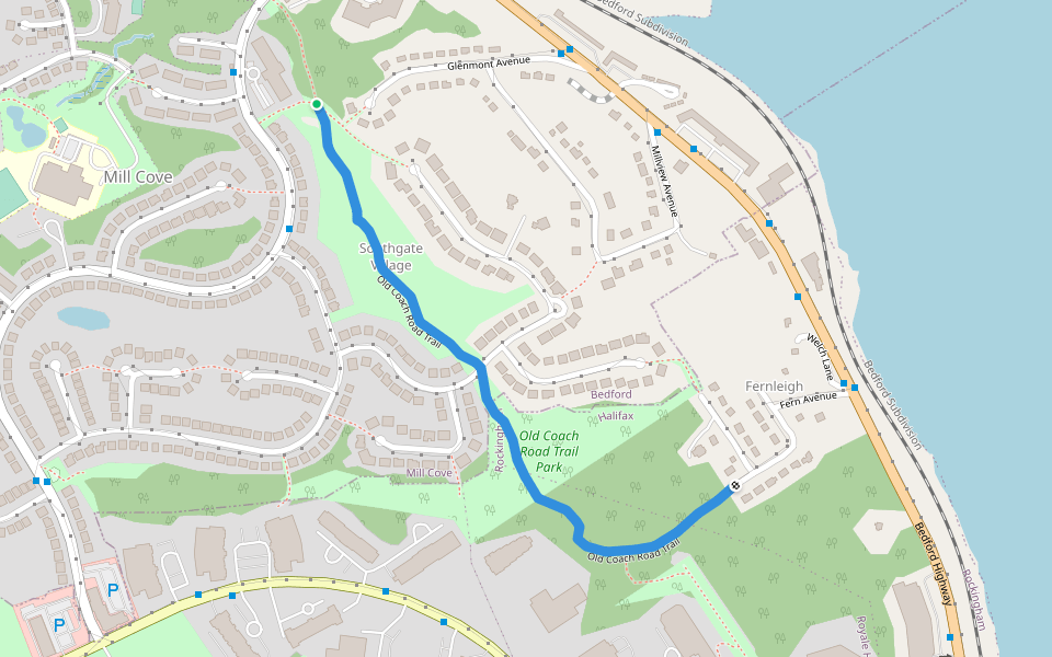 Old Coach Road Trail in Nova Scotia | Walking Map